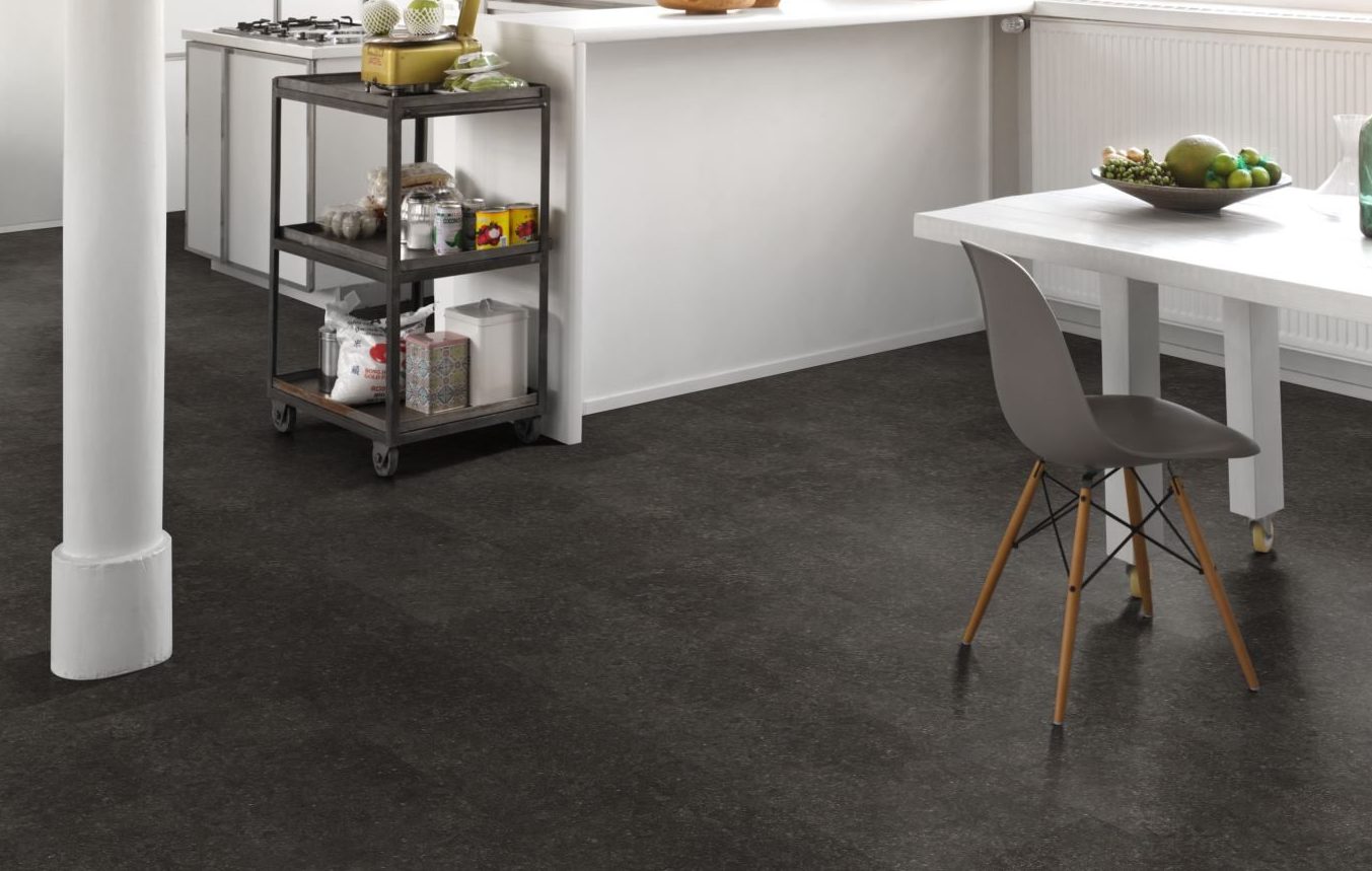 Extra Wide Laminate Tile, 9x400x853mm, Granite Anthracite Stone Texture ...
