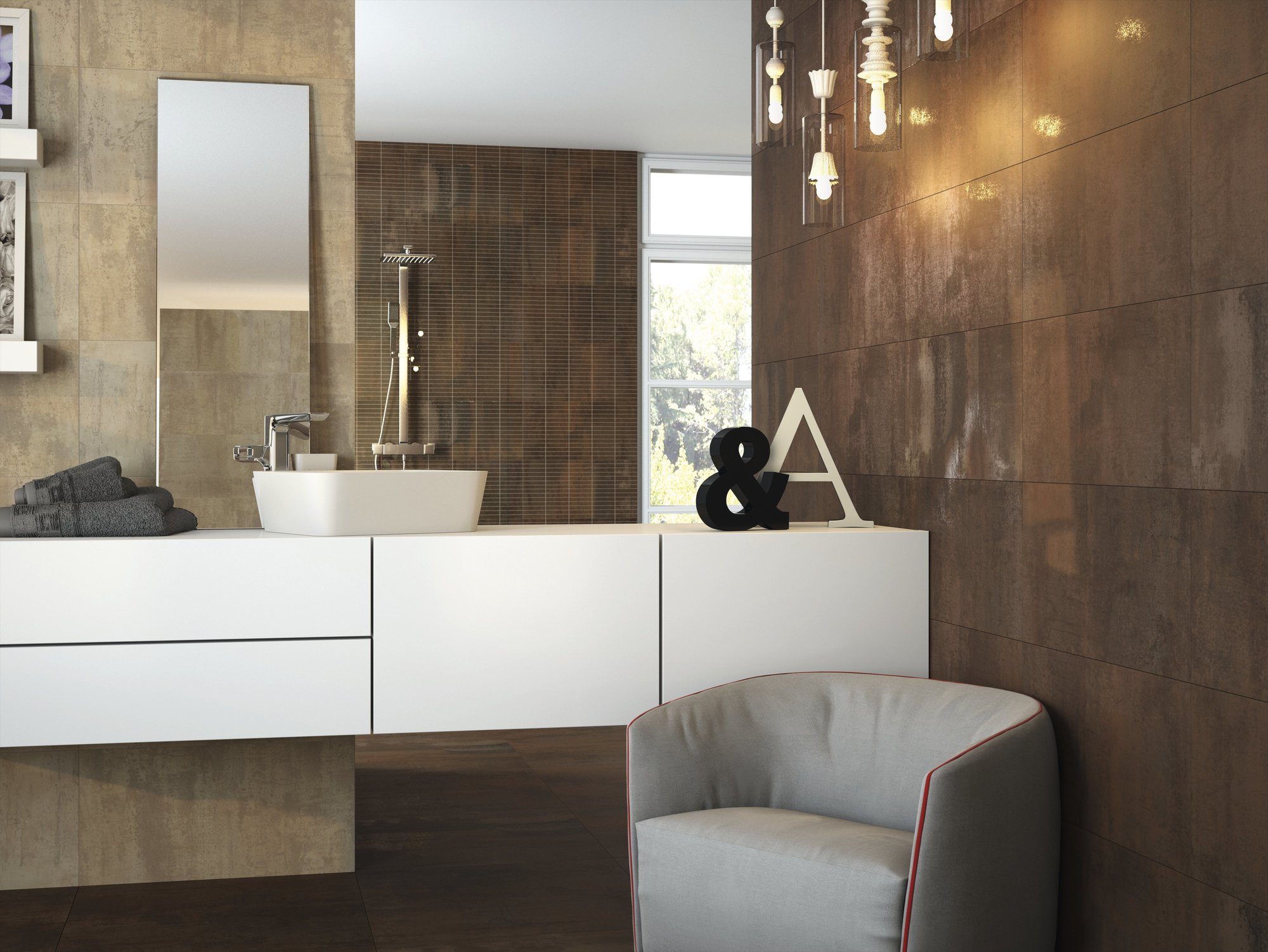 Porcelain Tile 60x60 Dorian Brown - ESB Flooring