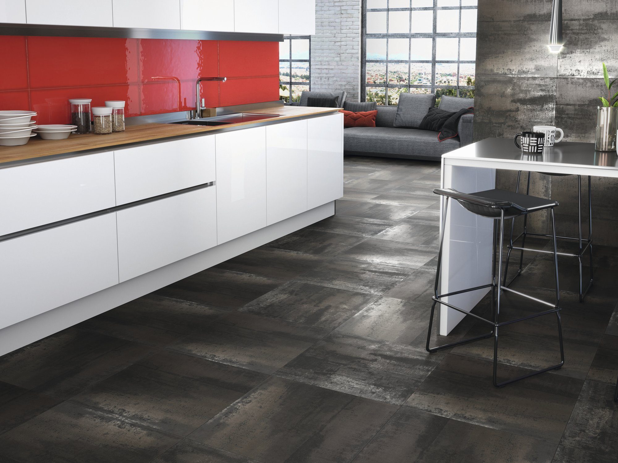 Porcelain Tile 60x60 Dorian Graphite - ESB Flooring