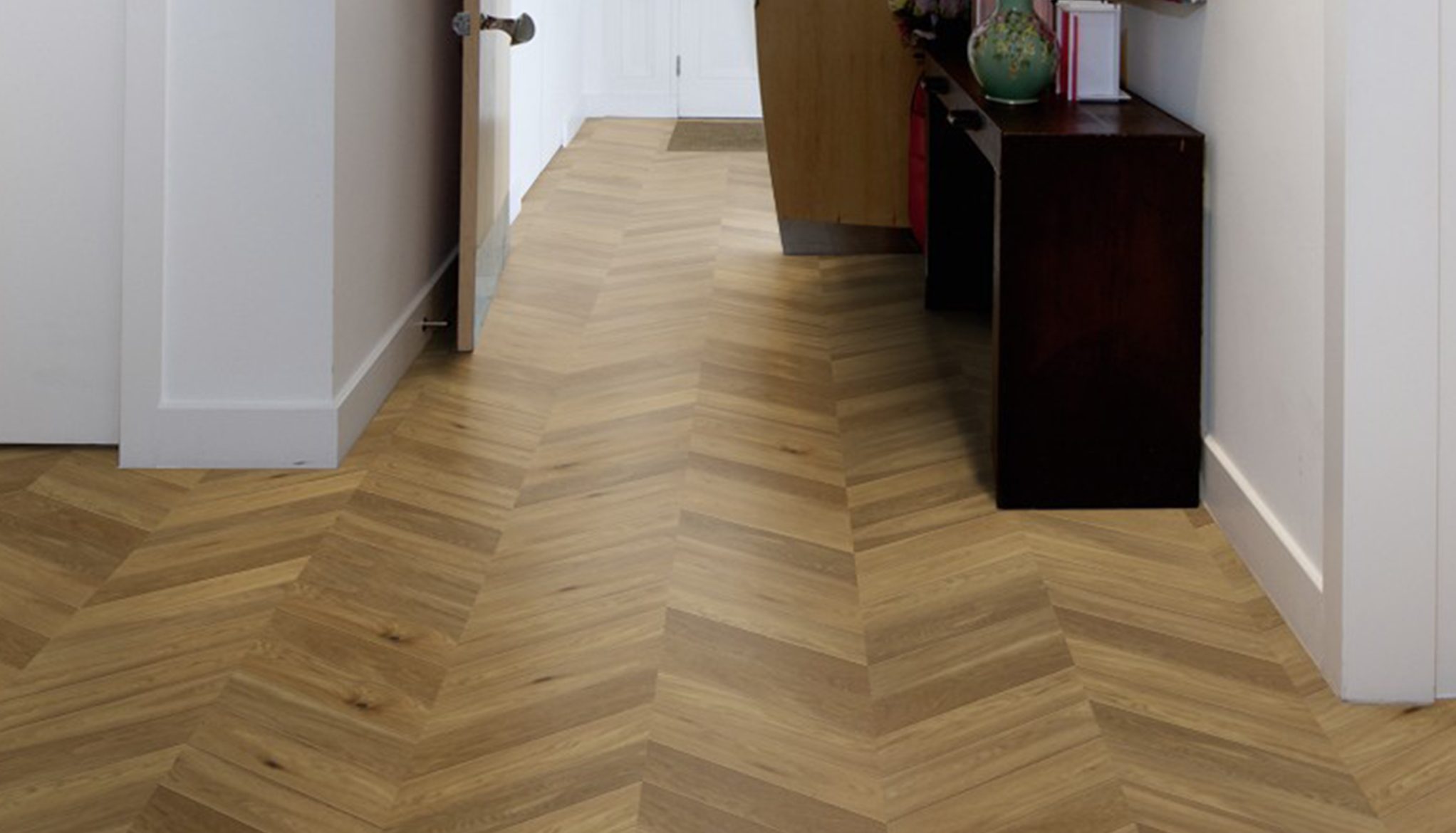 Bespoke Chevron, Smoked Dark Grain Oiled, 120x600mm, Natural Oil Rustic ...